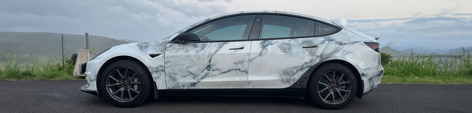 Custom Tesla Wraps & Graphics | Alwan Wraps