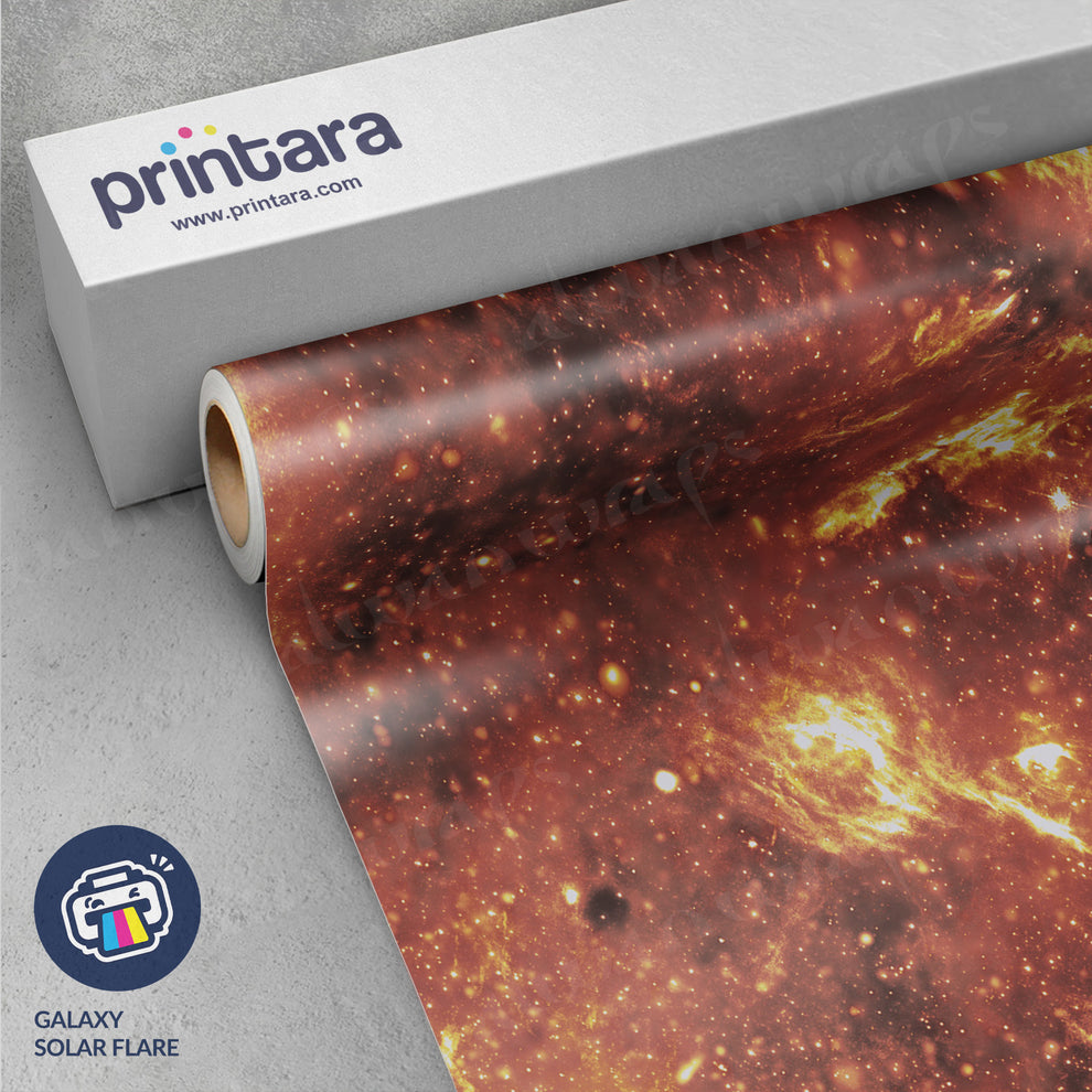 Galaxy Solar Flare Vinyl Wrap | Alwan Wraps